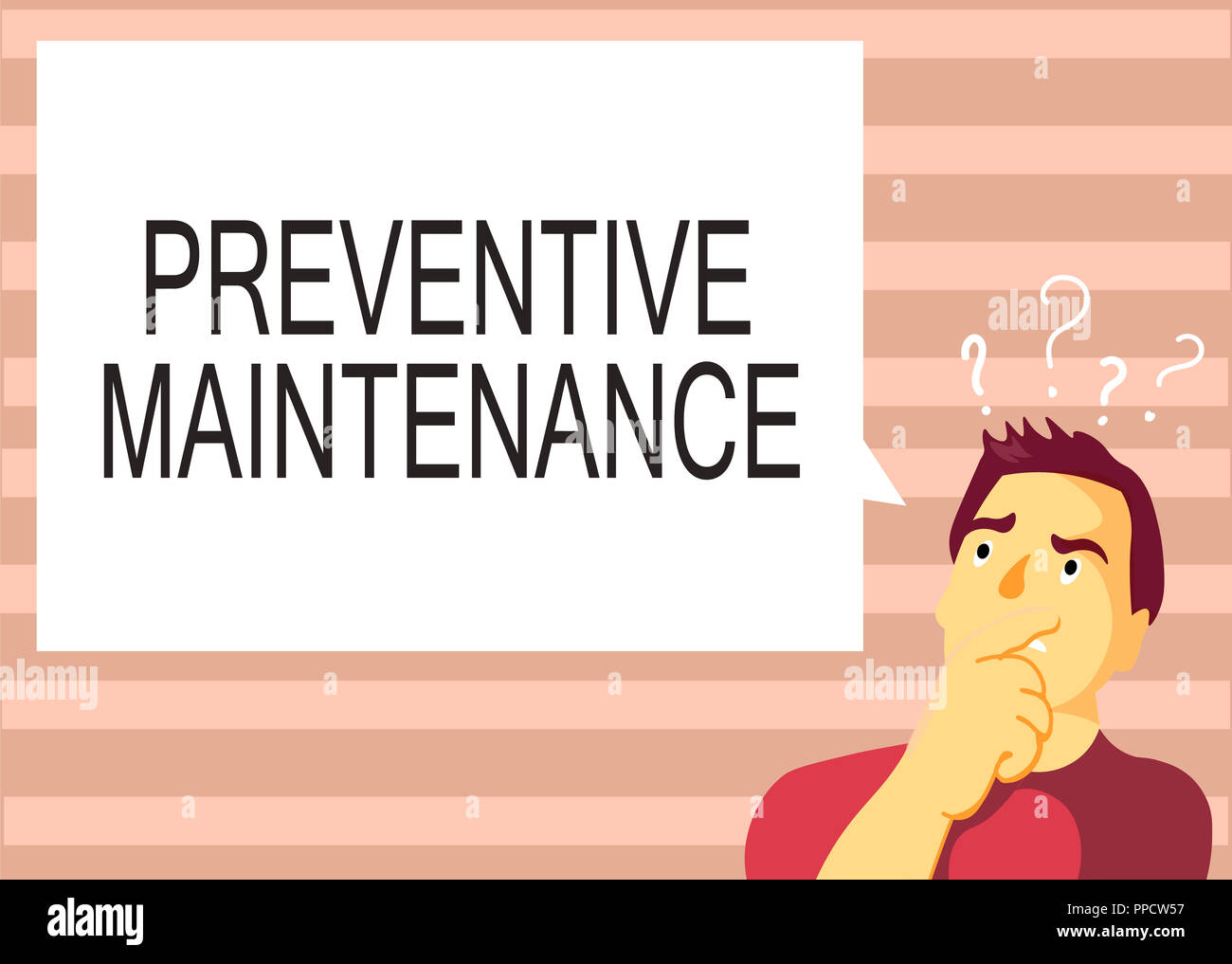 Text sign showing Preventive Maintenance. Conceptual photo Avoid ...
