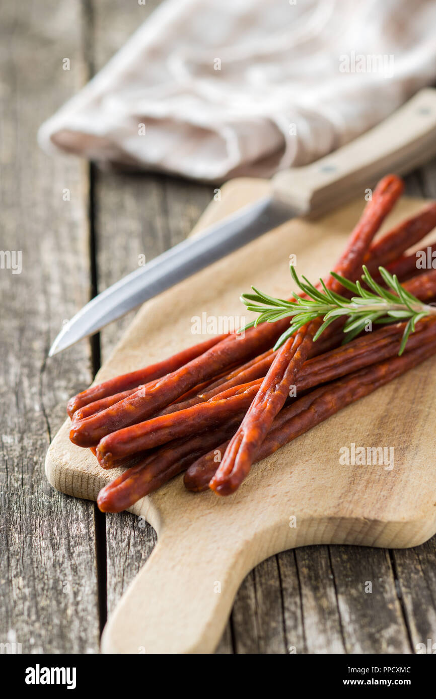 Snack with chorizo hi-res stock photography and images - Alamy