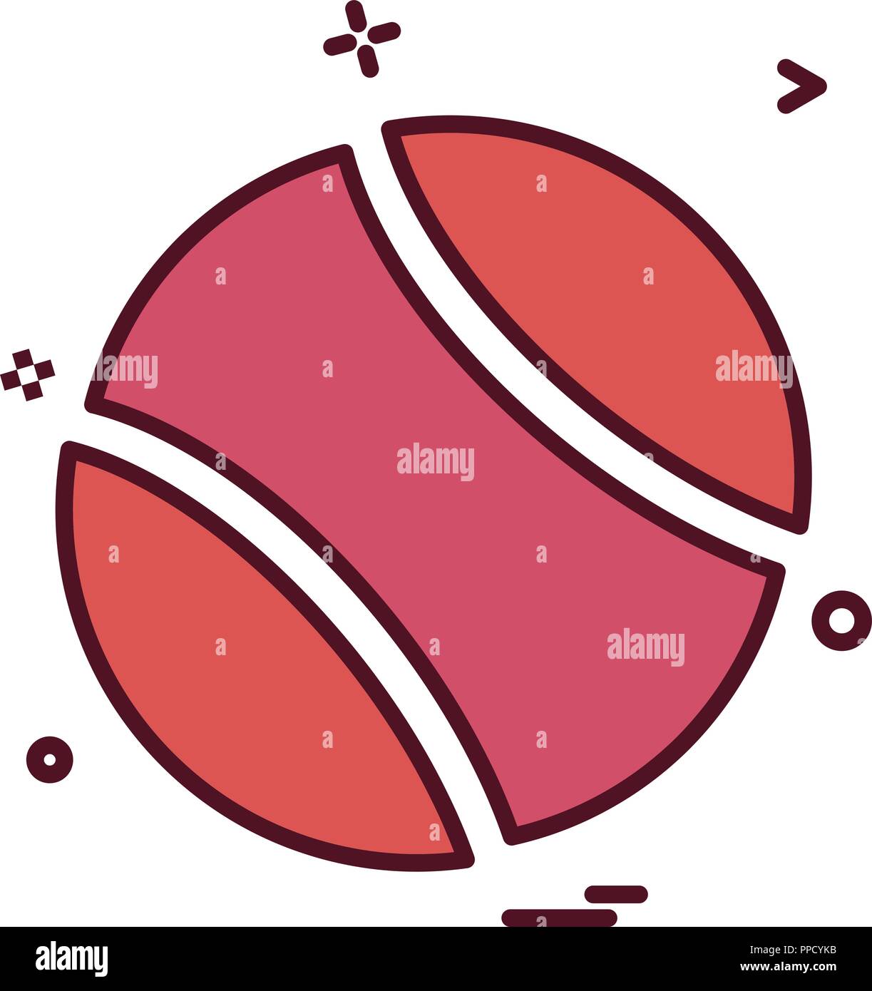 ball icon vector design Stock Vector Image & Art - Alamy