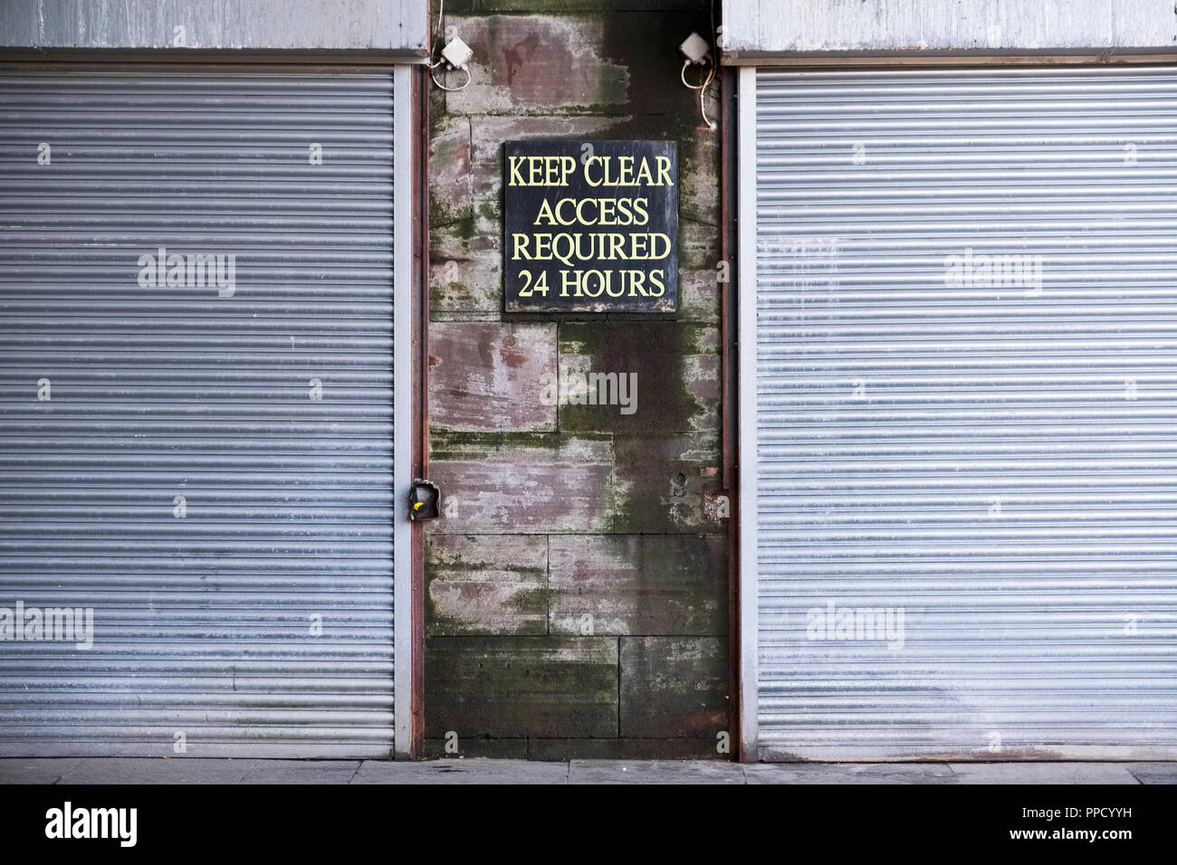 Roller shutter doors hi-res stock photography and images - Alamy