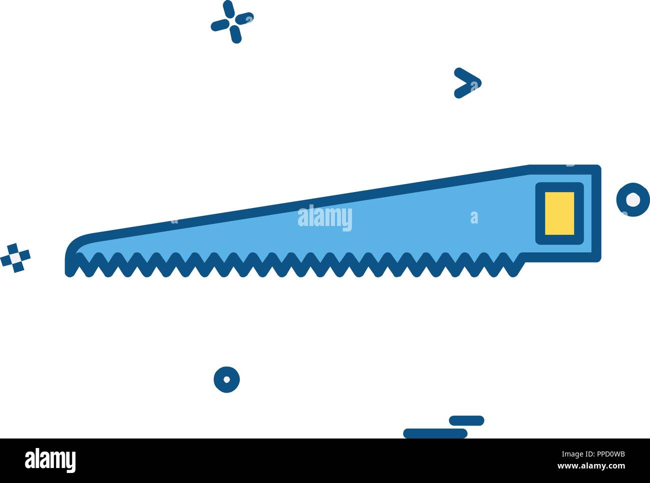 Saw icon design vector Stock Vector Image & Art - Alamy