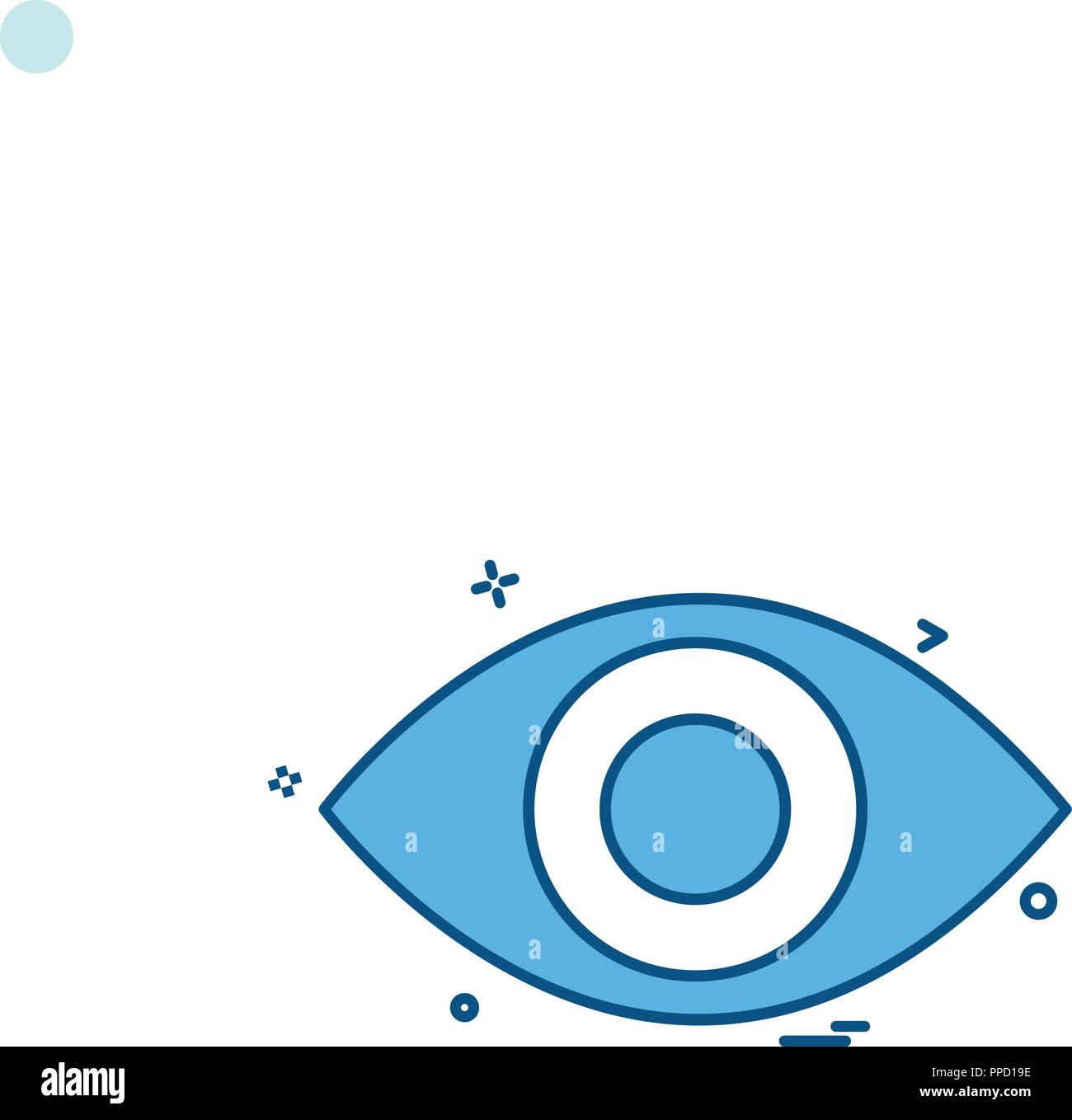 Eye icon design vector Stock Vector Image & Art - Alamy