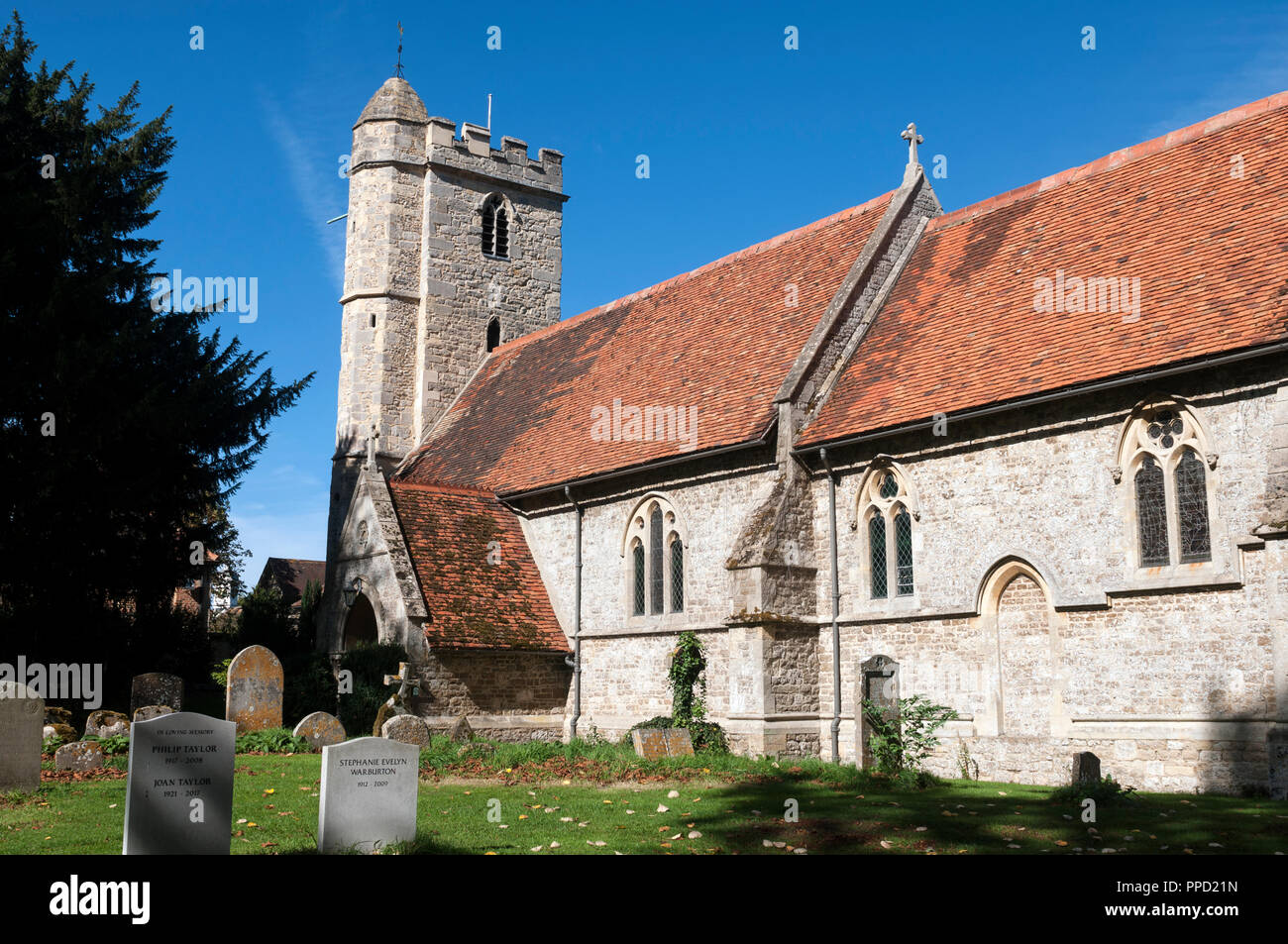 St. Peter`s Church, Little Wittenham, Oxfordshire, England, UK Stock ...
