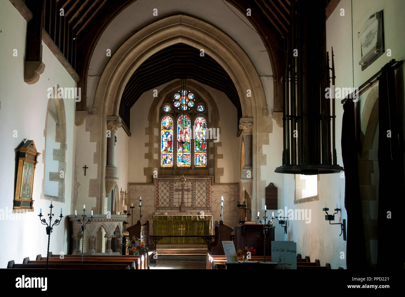St. Peter`s Church, Little Wittenham, Oxfordshire, England, UK Stock ...