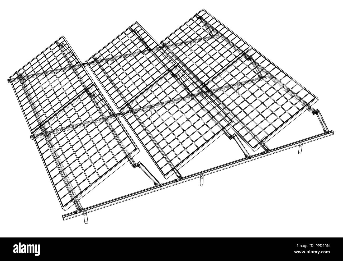 Solar Panel Concept Stock Vector Image & Art - Alamy