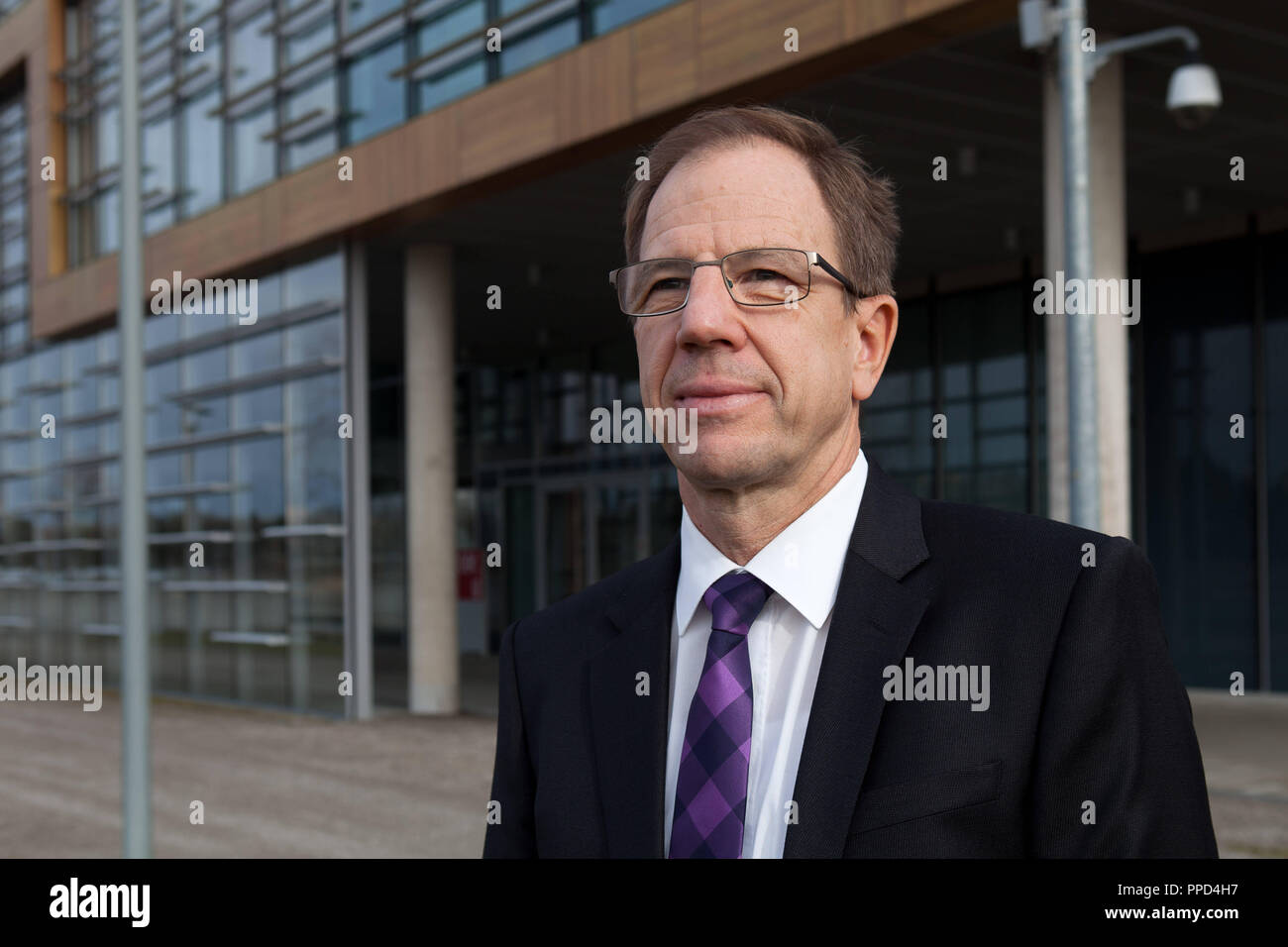 Dr. Reinhard Ploss, CEO of chipmaker Infineon Technologies AG, pictured ...