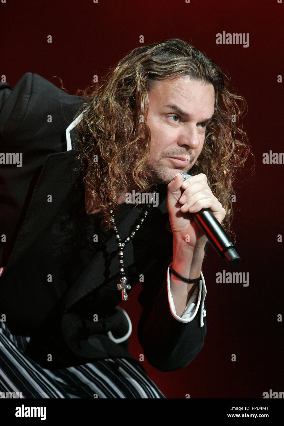 Fher Olvera with Mana performs in concert at the American Airlines ...