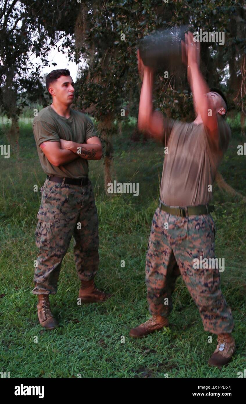 Marine Corps Logistics Command Marines participate in an annual combat ...