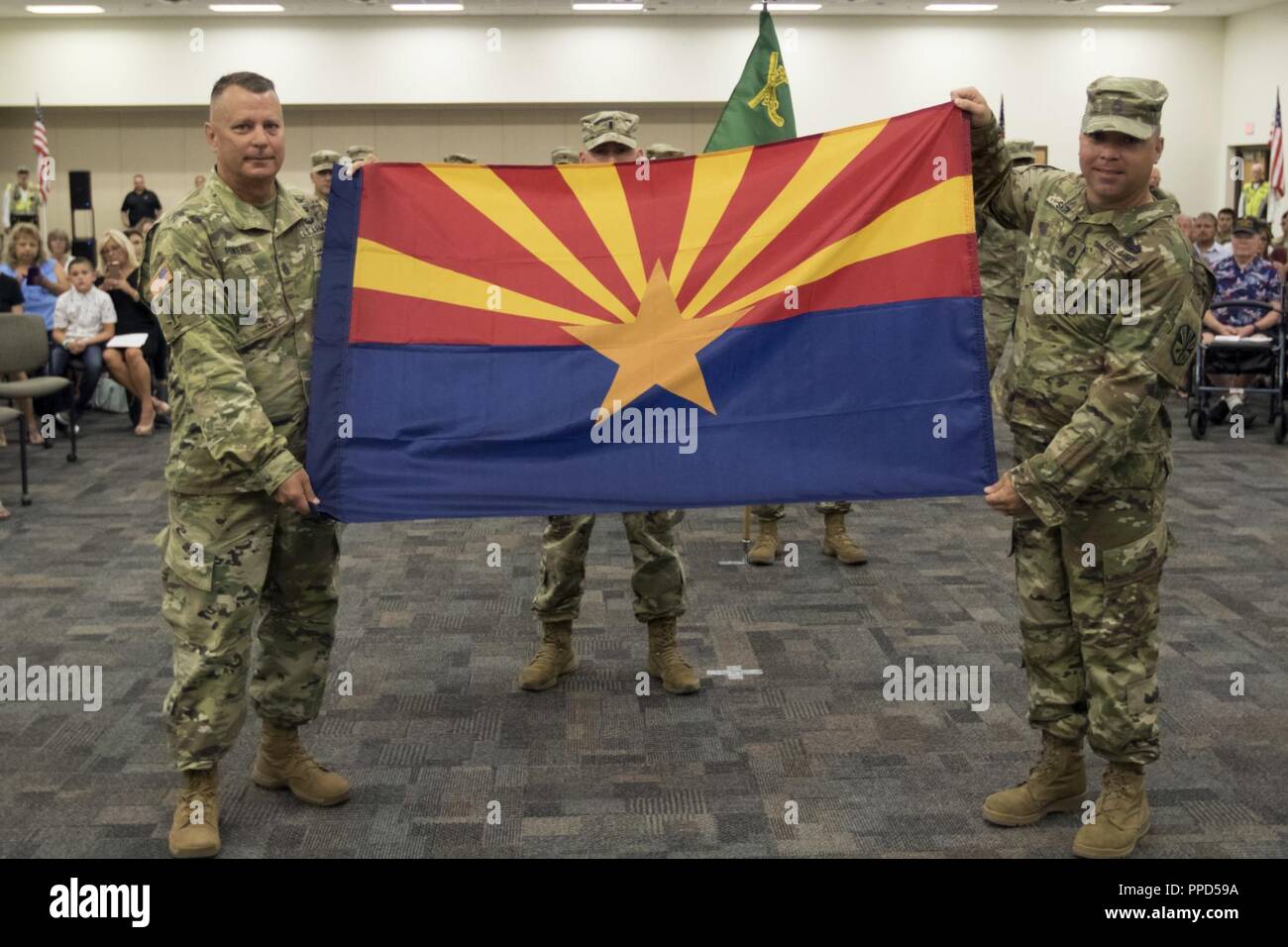 Arizona Army National Guardsmen form Detachment 1, 856th Military ...