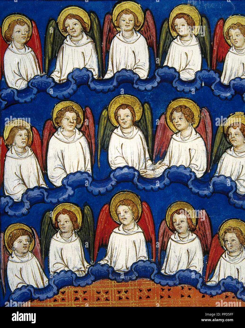 Middle Ages. International Gothic style. France. Book of property of ...