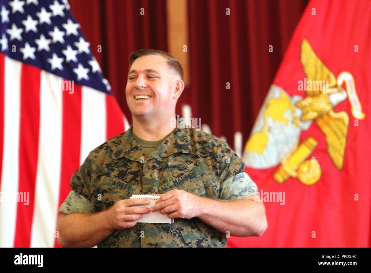 Gunnery Sgt. Melvin Ashley, the former company first sergeant of Marine ...