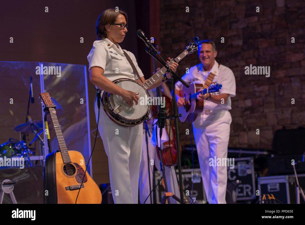 JOHNS CREEK, Ga. (Aug. 31, 2018) Musician 1st Class Haley Stiltner ...