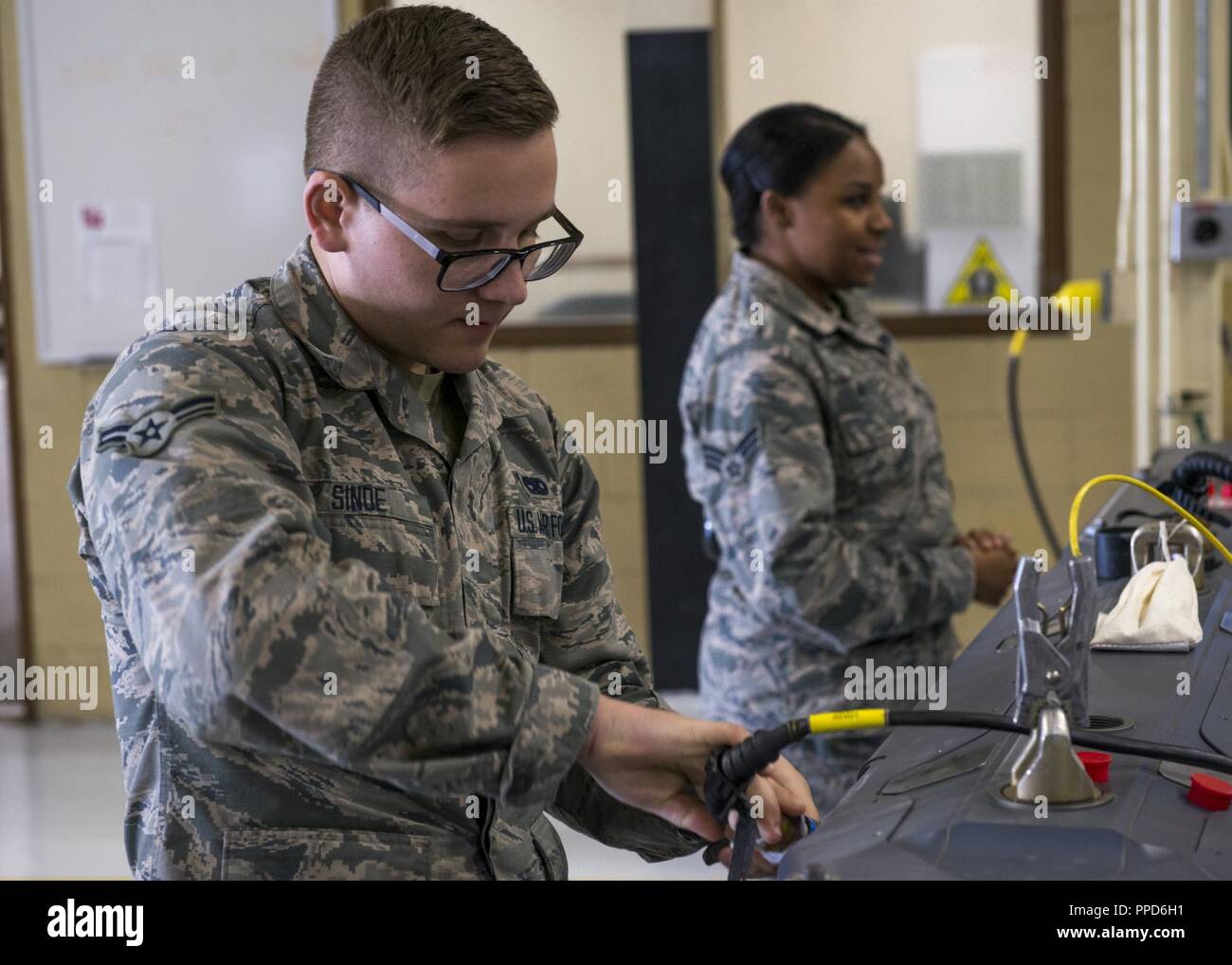 Airman 1st Class Justin Sinde, 366th Equipment Maintenance Squadron ...