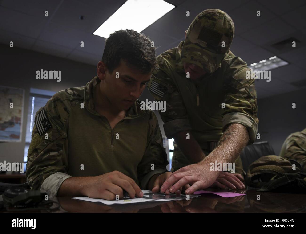 U.S. Air Force Airman 1st Class Caden Soarez, a response force team ...