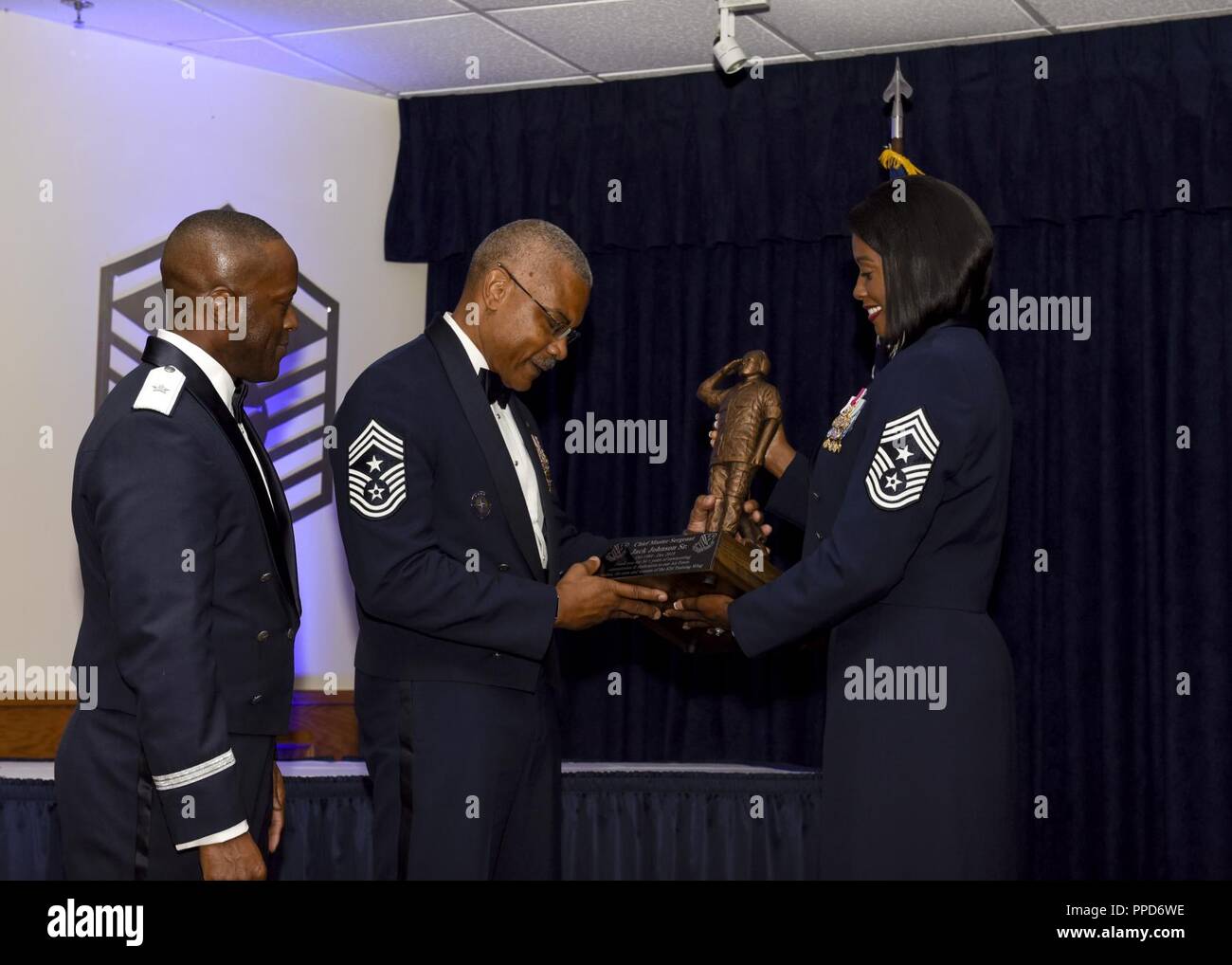 Brig. Gen. Ronald Jolly, left, 82nd Training Wing commander, and ...