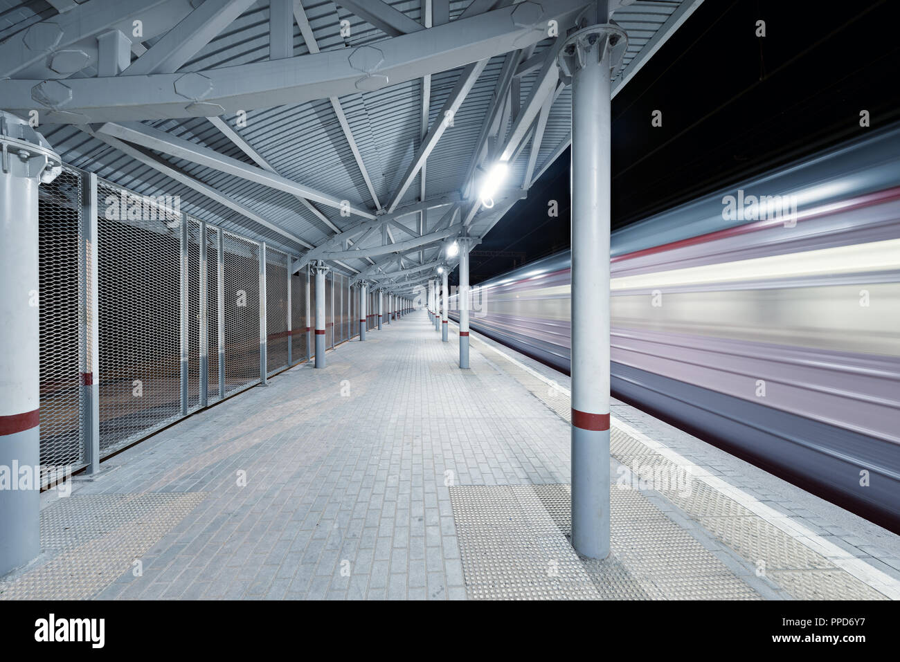 Blurred highspeed train hi-res stock photography and images - Alamy