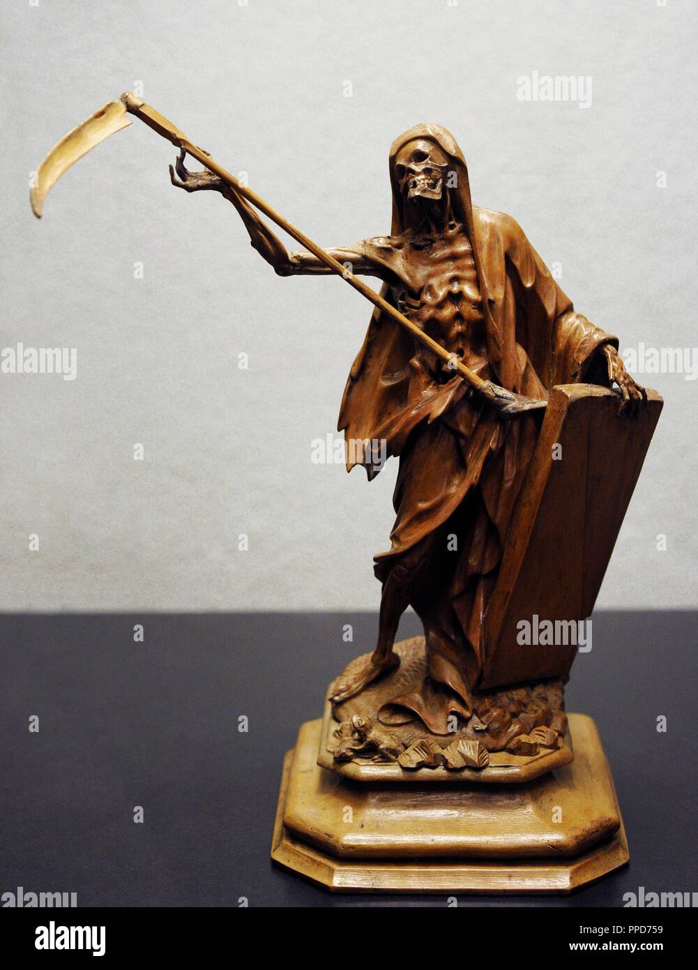 Death as the Grim Reaper. Southern Germany, 1750-1800. Wood. Museum ...