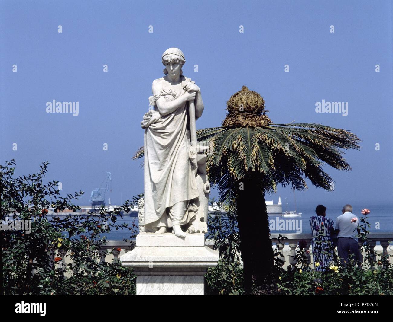 ALEGORIA DE LA INDUSTRIA EN EL PASEO MARITIMO DE CEUTA. Location ...