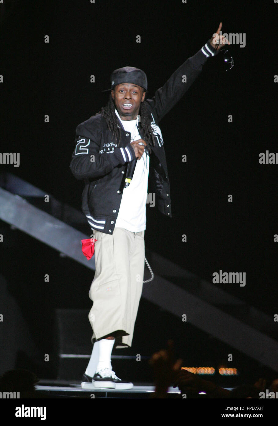 Lil Wayne performs in concert on his "I Am Music" tour at the American ...