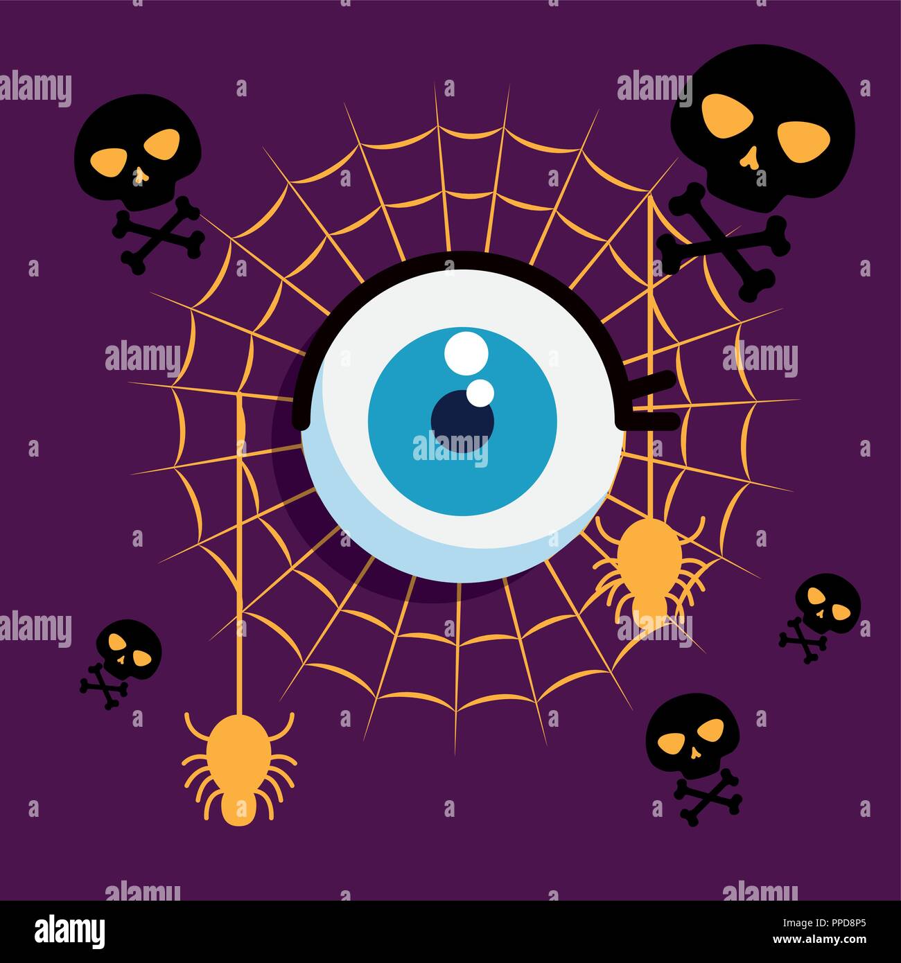 Spider eye funny Stock Vector Images - Alamy