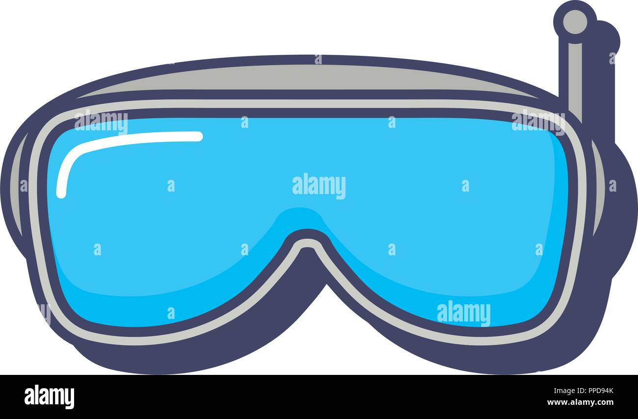 reality virtual goggles device digital innovation vector illustration ...