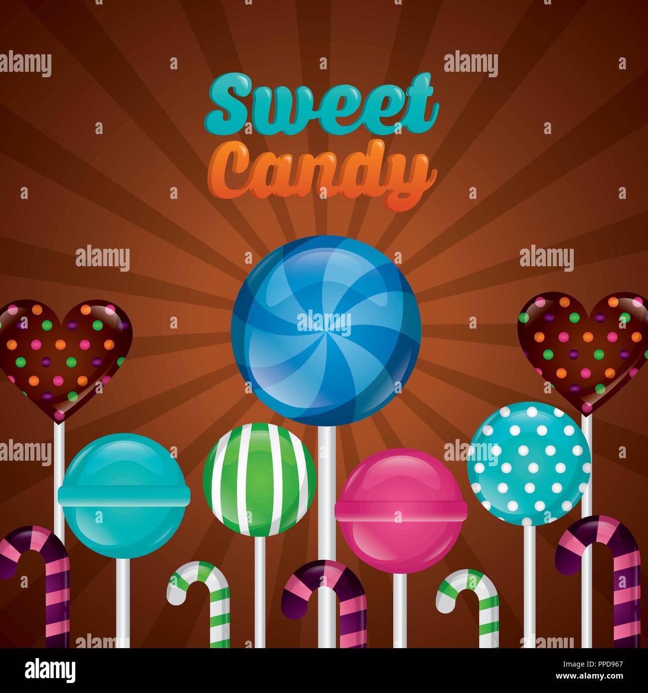 sweet candy concept Stock Vector Image & Art - Alamy