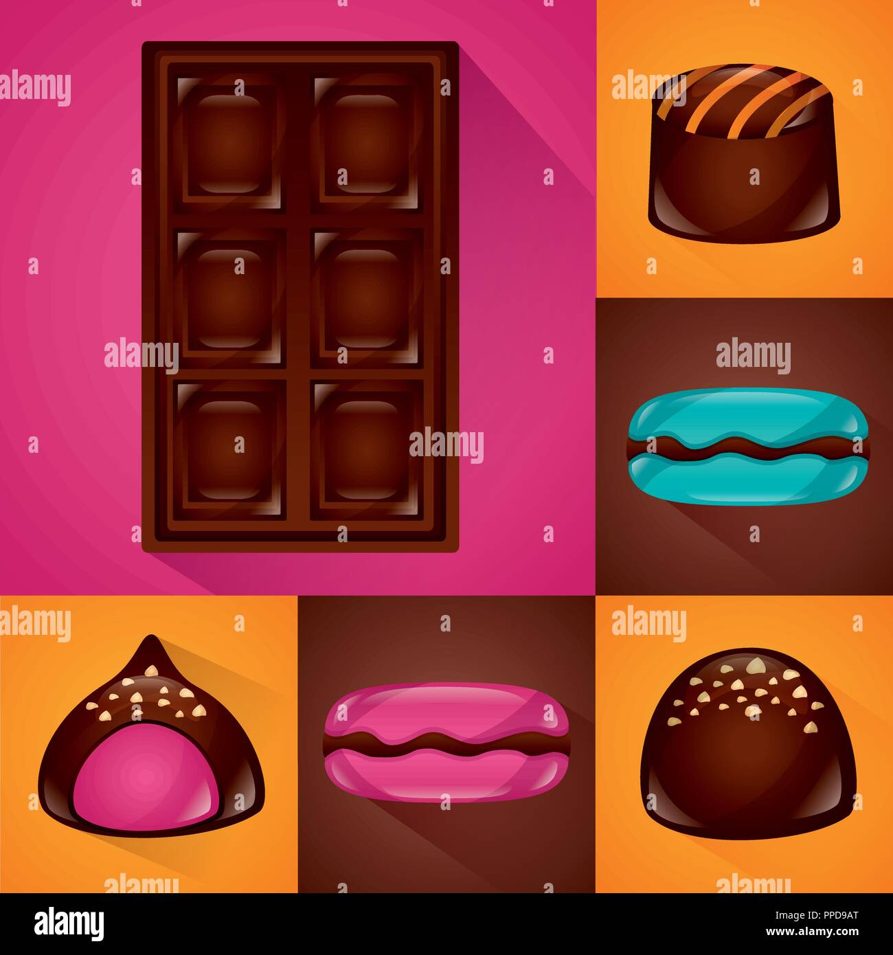 sweet candy concept Stock Vector Image & Art - Alamy