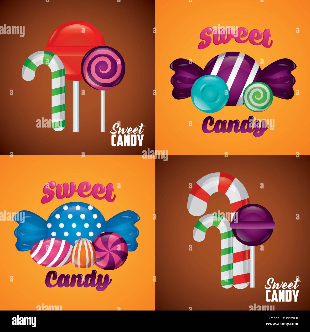 sweet candy concept Stock Vector Image & Art - Alamy