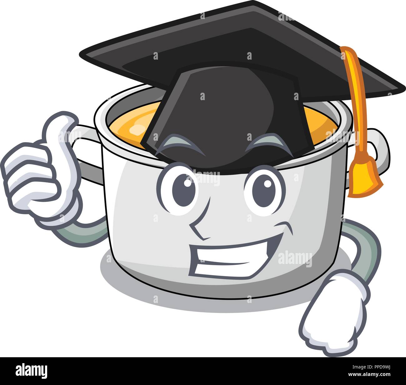 Vegetable broth pot stove Stock Vector Images - Alamy