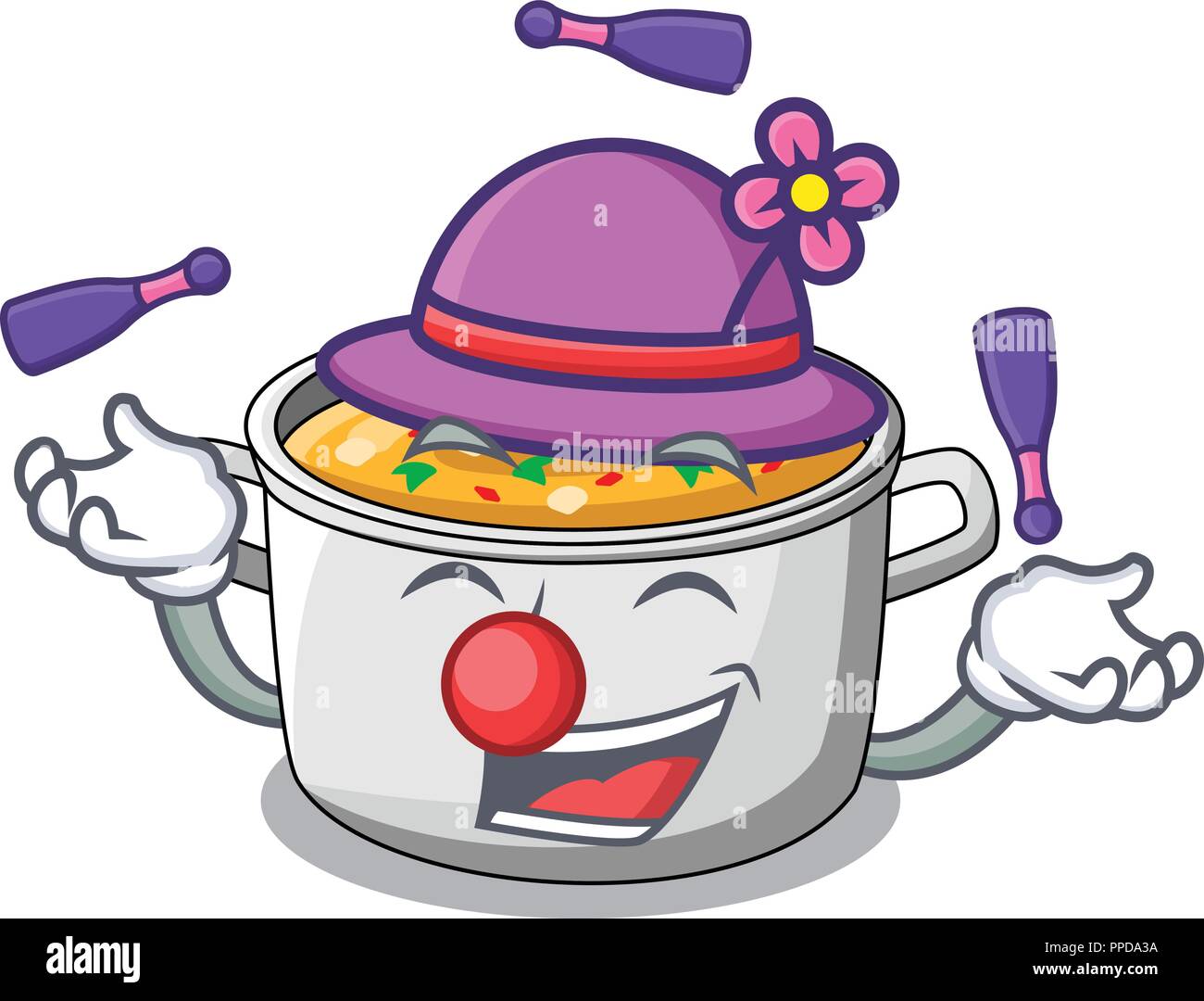 Cartoon stew spoon hi-res stock photography and images - Alamy