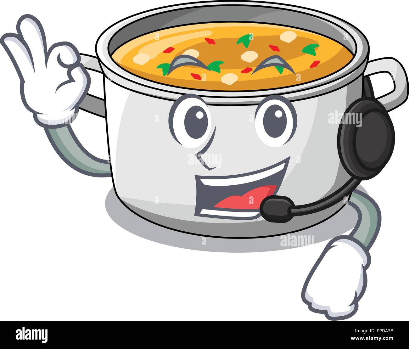 Cartoon stew spoon Stock Vector Images - Alamy