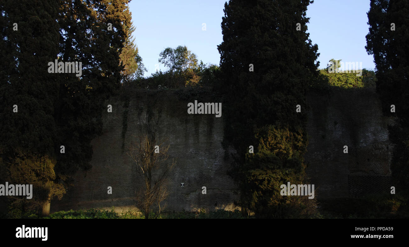 The Mausoleum of Augustus. Tomb built by the Roman Emperor Augustus in ...
