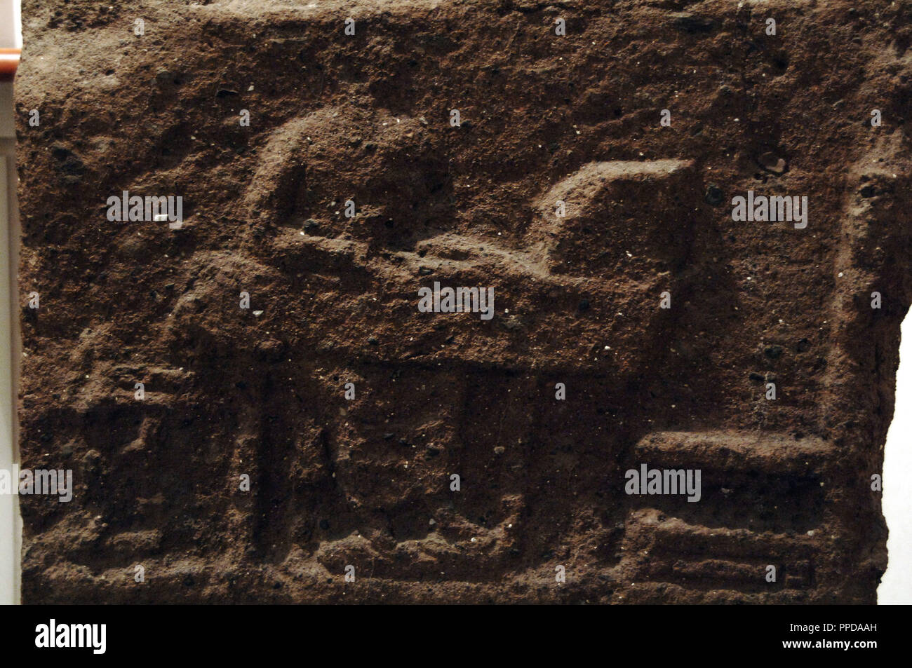 Roman Art. Funerary monument of Fonteii. Relief depicting a banker with ...