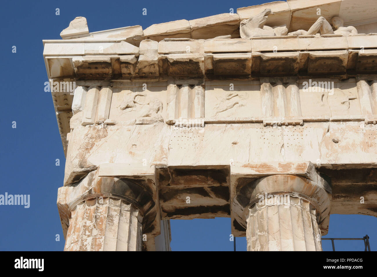 Greek Art. Parthenon. Was built between 447-438 BC. in Doric style under leadership of Pericles ...