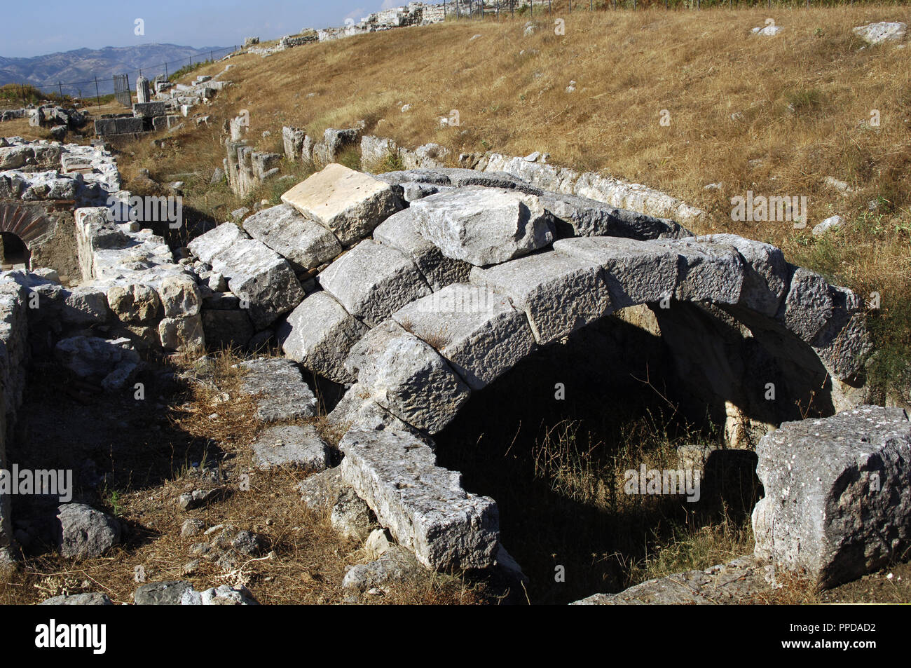 Albania. Byllis. Founded by the Illirians in the 4th century B.C. Ruins ...