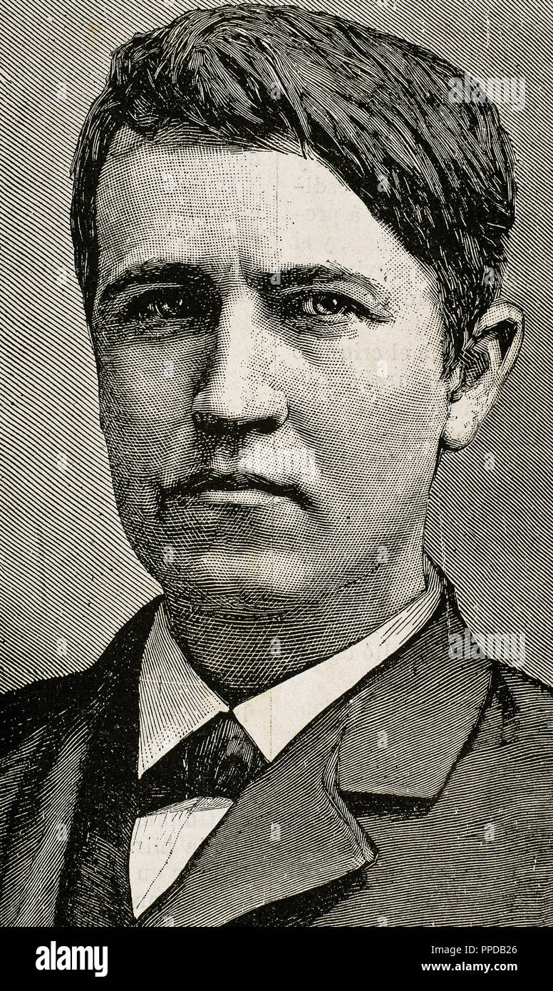 Thomas alva edison lamp hi-res stock photography and images - Alamy