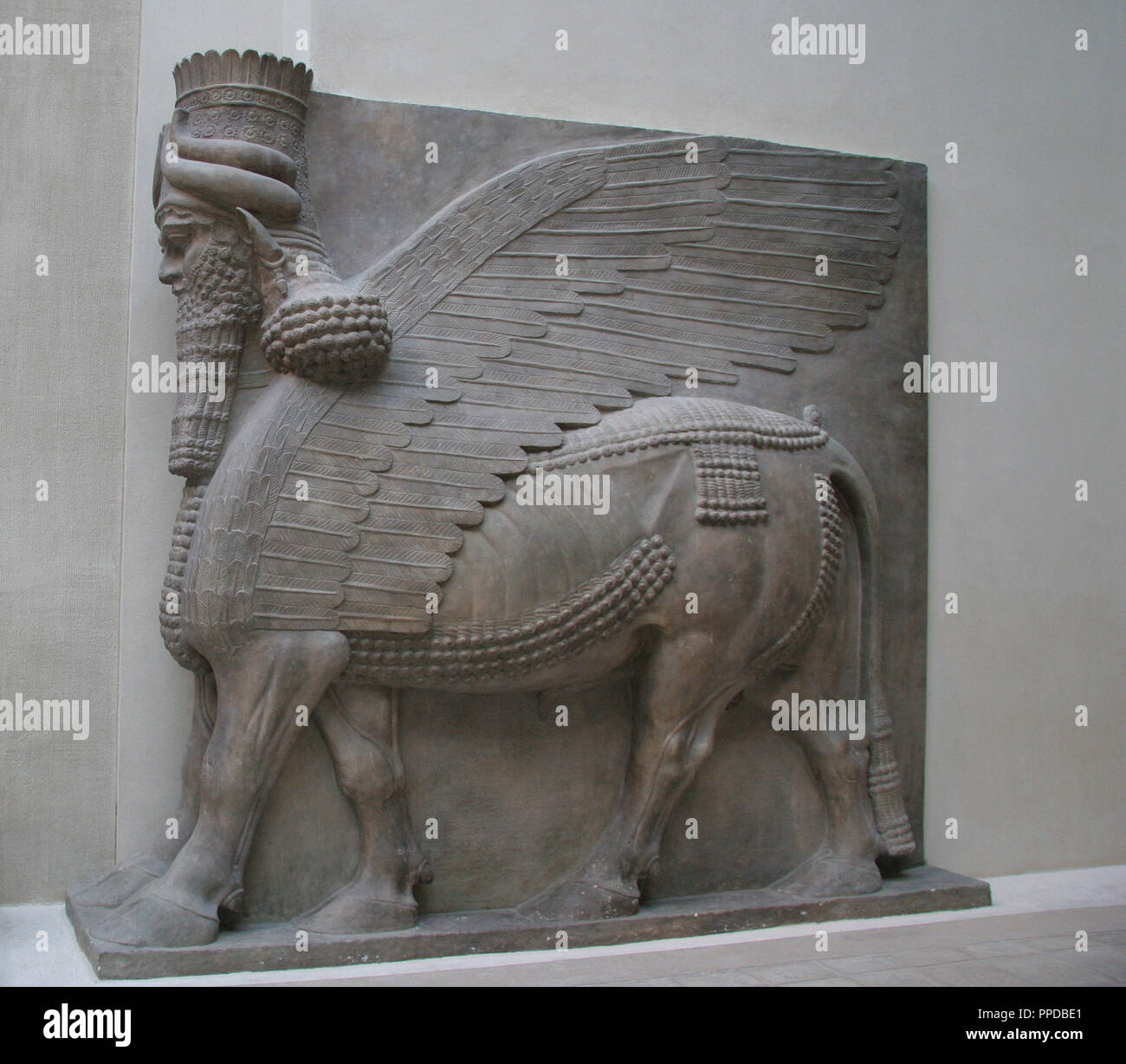 Lamassu Guardian Figure