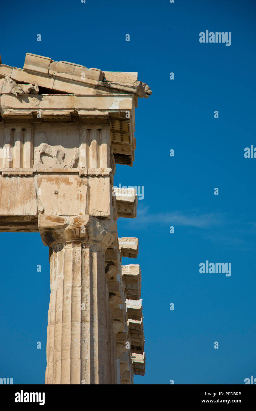 Acropolis and blue sky hi-res stock photography and images - Alamy