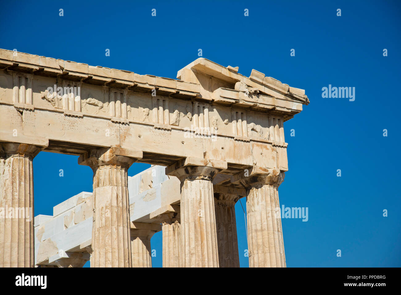 Acropolis and blue sky hi-res stock photography and images - Alamy