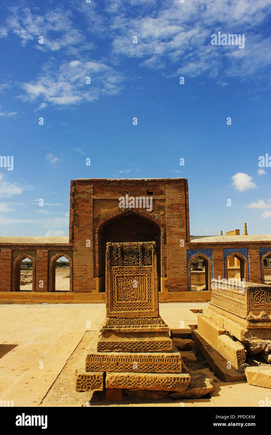 Old Grave in Makkli graveyard Sindh, Pakistan with some Beautiful ...