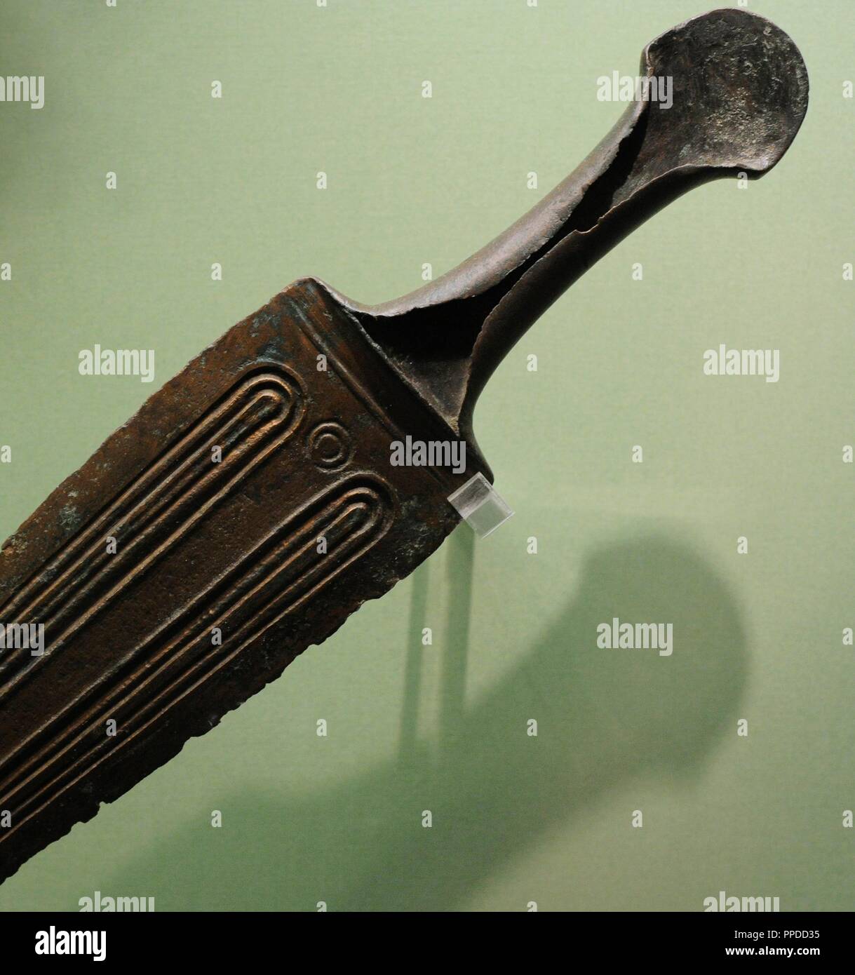 Kingdom of Urartu (9th-8th century BC). Sword. Bronze. Detail. The State Hermitage Museum. Saint ...