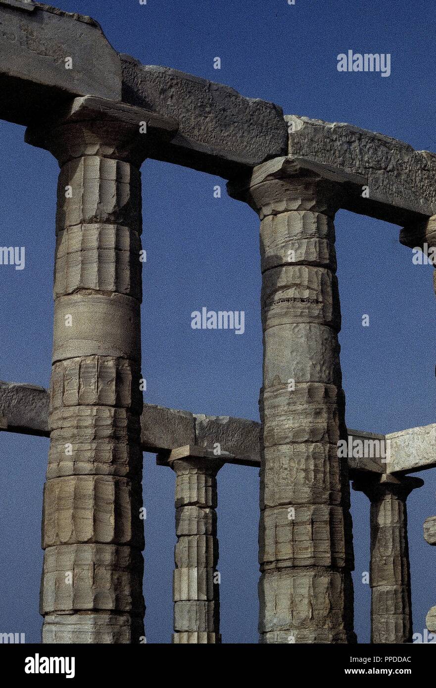 COLUMNAS DEL PARTENON - TEMPLO DORICO CONSTRUIDO EN LA ACROPOLIS DE ...