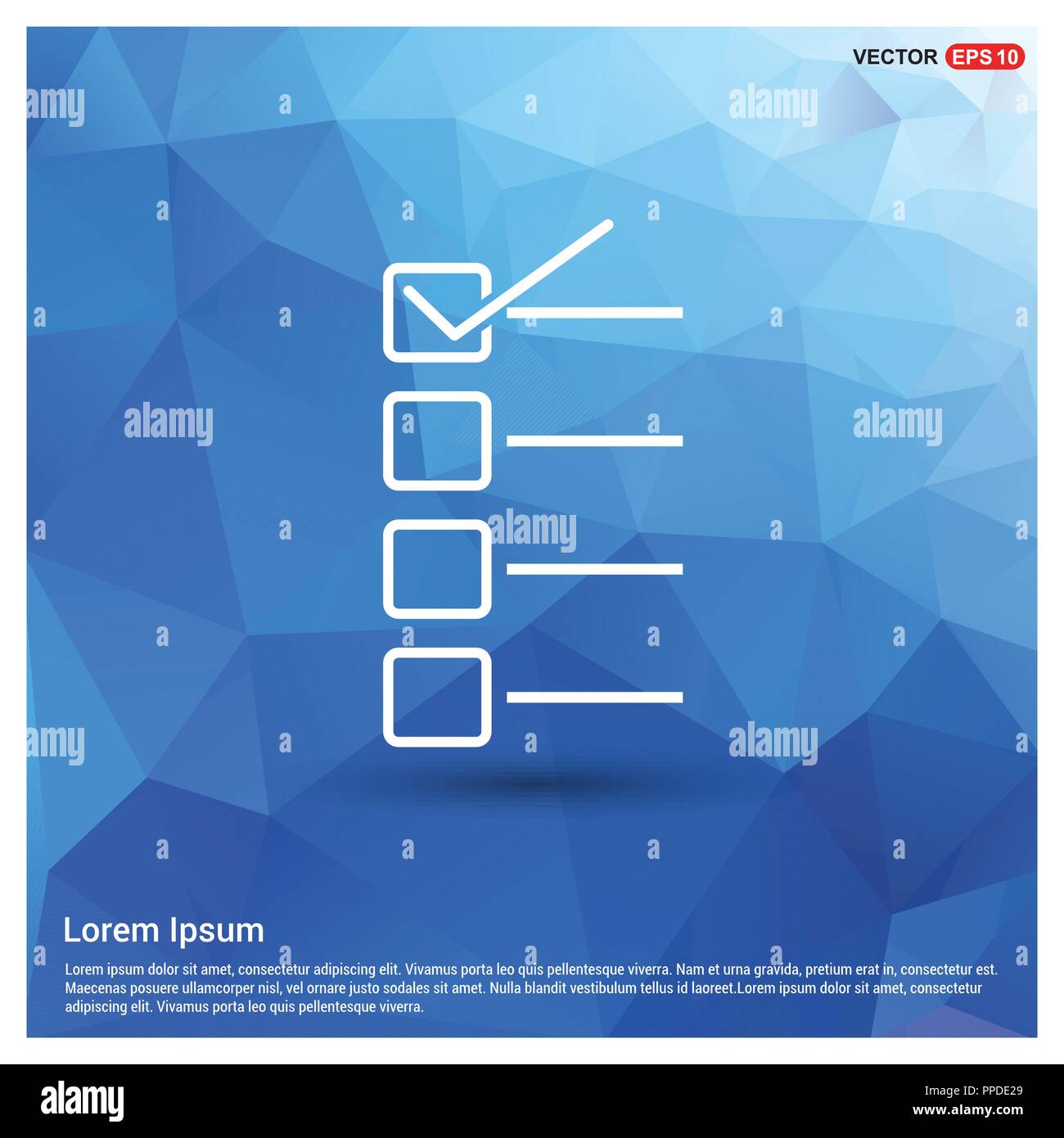 Cheklist logo Stock Vector Images - Alamy