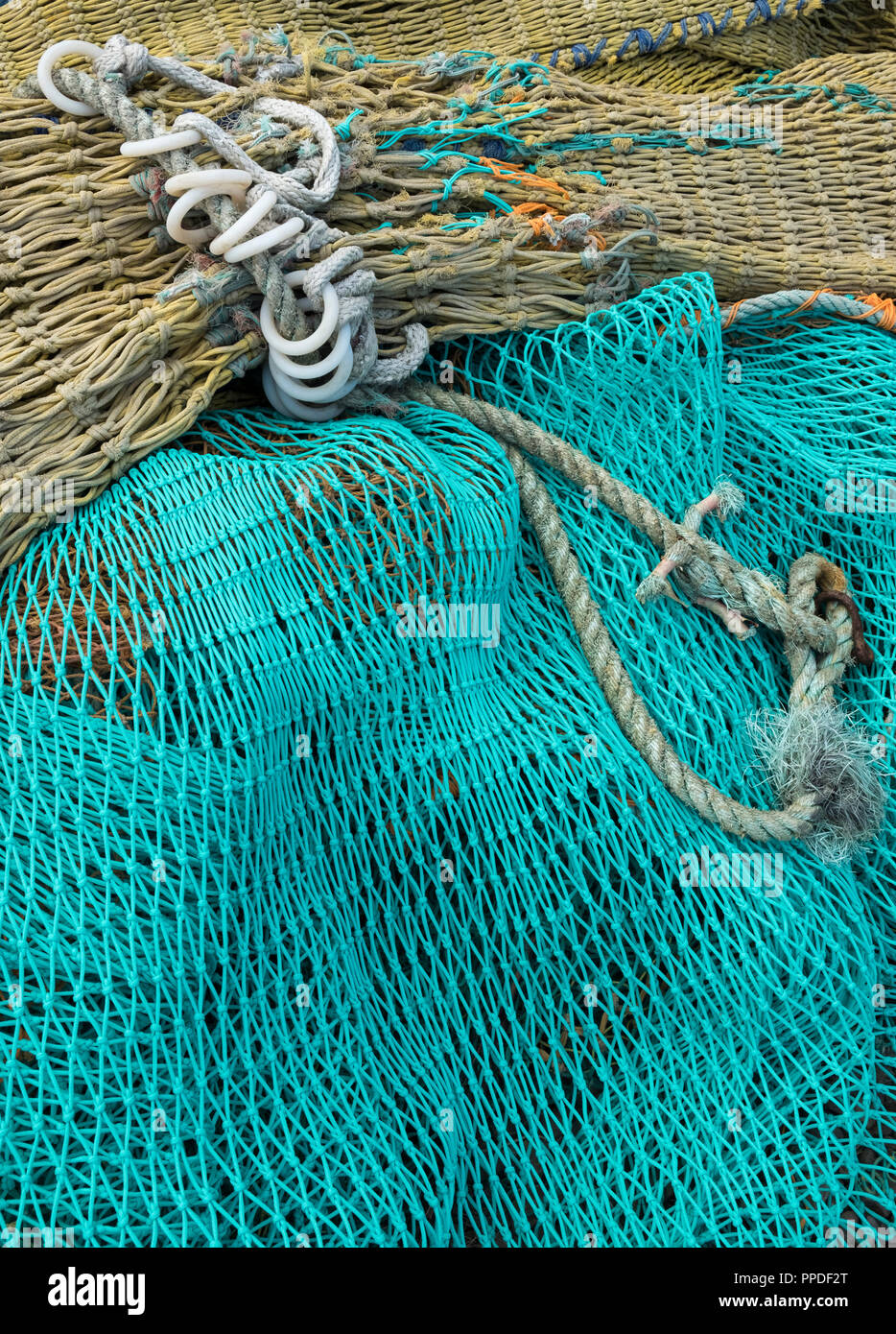 Close up commercial fishing nets hi-res stock photography and images ...
