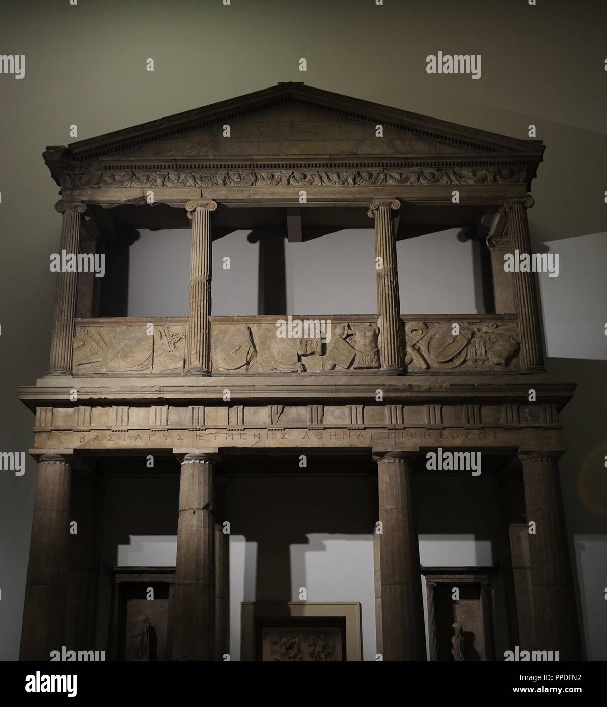 Propylaea of the Sanctuary of Athena. 3rd - 2nd centuries BC. Two ...
