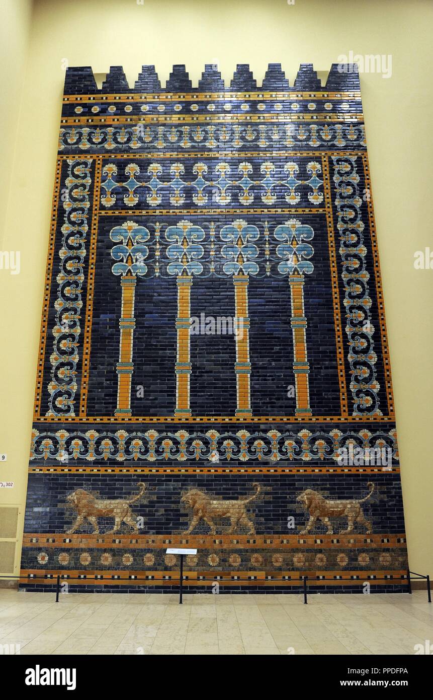 Mesopotamian art. Neo-Babylonian. The Throne Room of Nebuchadnezzar II ...