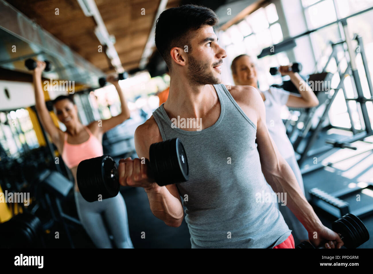 fitness, sport, training, gym and lifestyle concept Stock Photo - Alamy