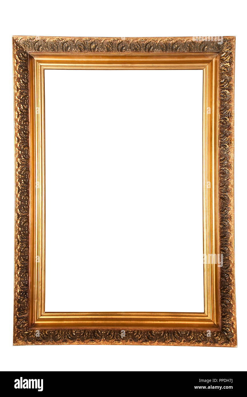 Frame pattern gold Cut Out Stock Images & Pictures - Alamy