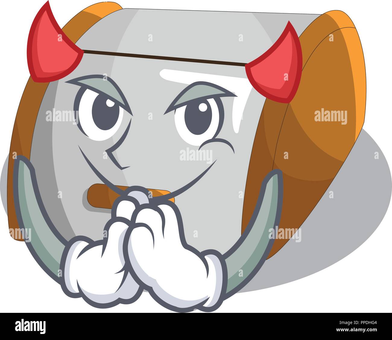 Devil container food bread bin in store Stock Vector Image & Art - Alamy