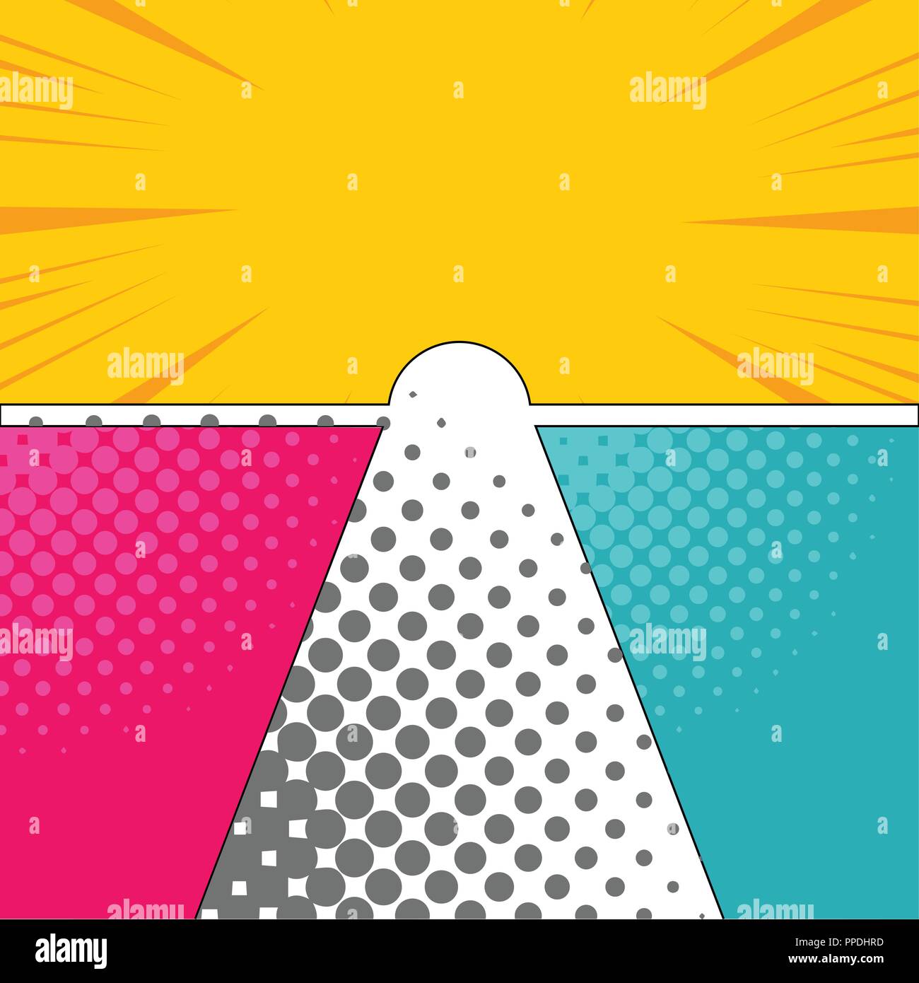Colored comic pages with halftone effects Stock Vector Image & Art - Alamy